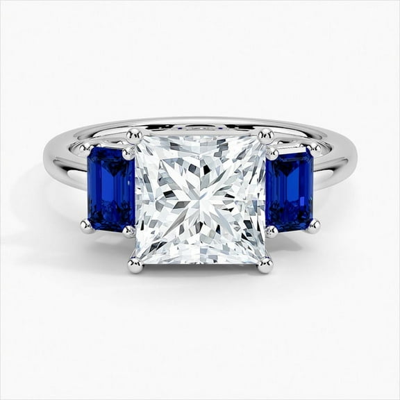 Butterfly Jewel 2.4 Ct Cushion Cut Lab Created Diamond Ring - 14k White ...