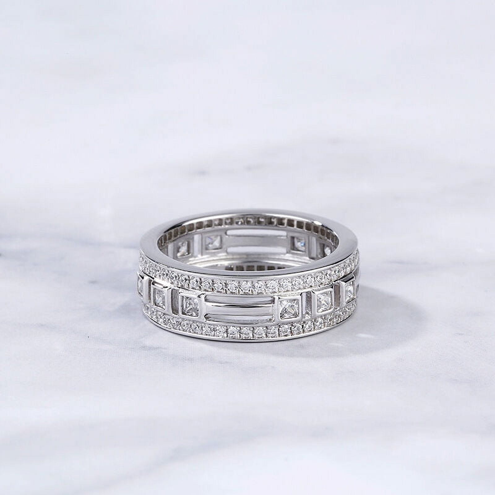 Butterfly Jewel Broad Princess Cut 2.5 Ct Lab Created Diamond Ring ...