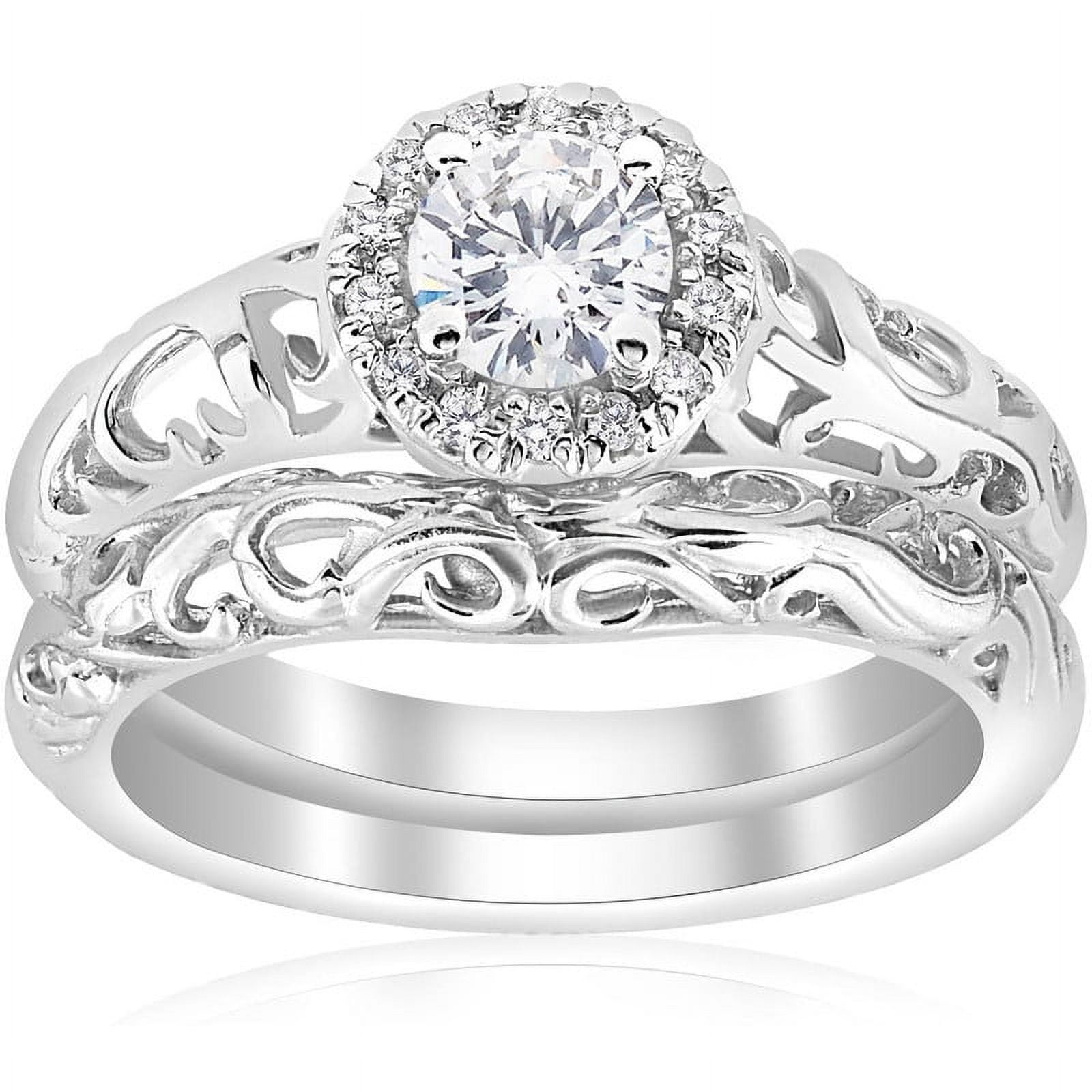 Butterfly Jewel Romantic 1.4 Ct Round Cut Simulated Moissanite ...