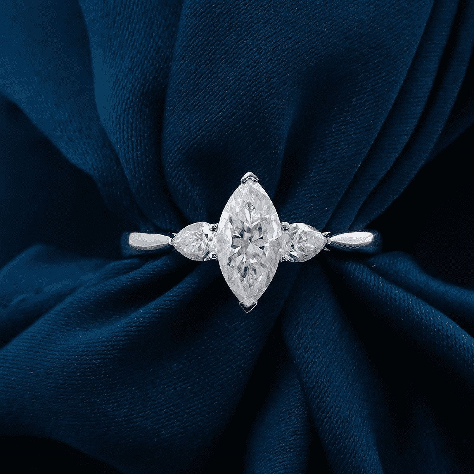 Butterfly Jewelry Heart Cut 1.9 Ct Moissanite Ring - Prong Set ...