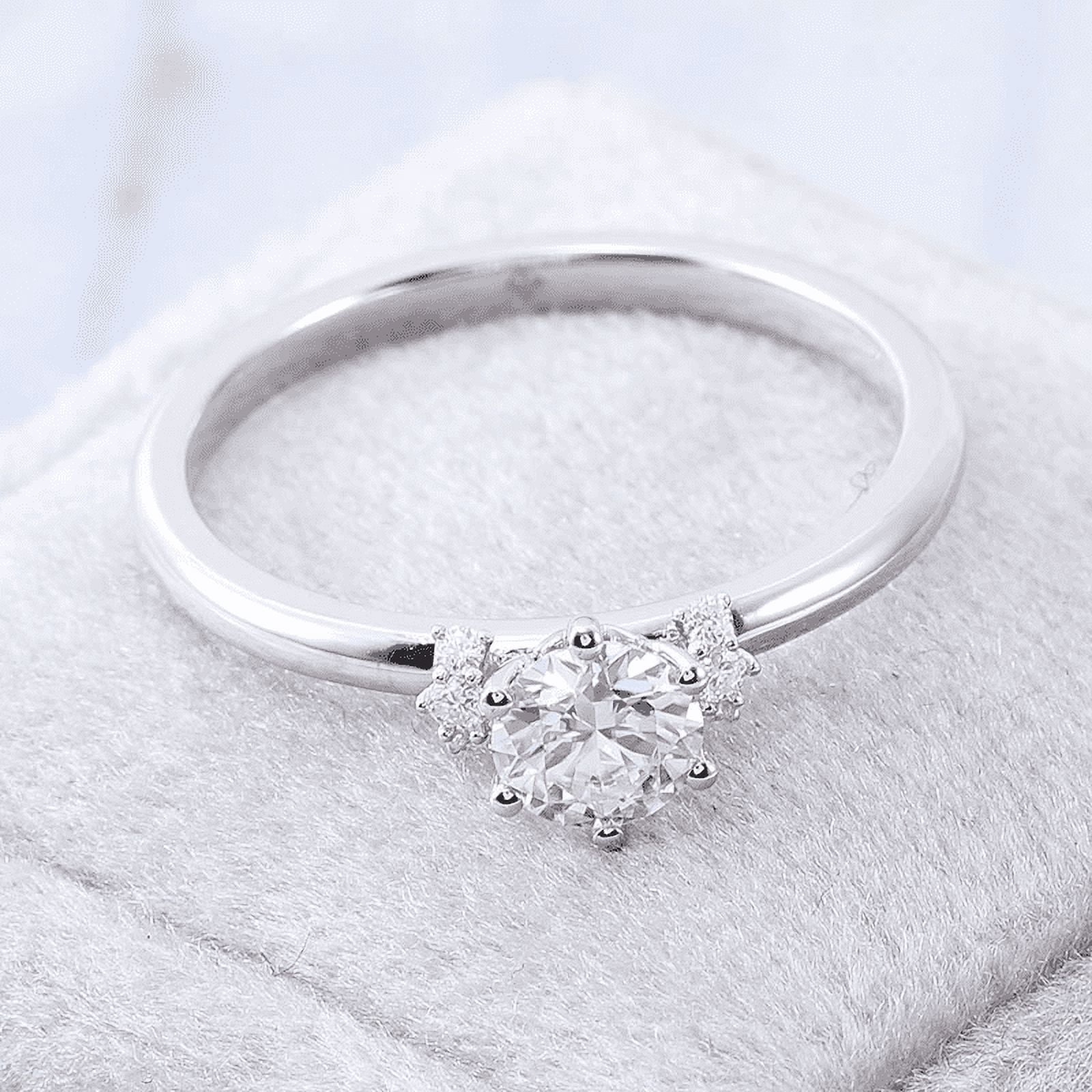 Butterfly Jewelry Radiant Cut 2.2 Ct Wedding Moissanite Ring - Double ...