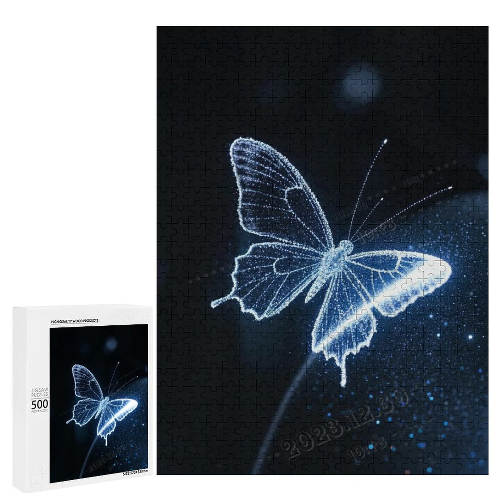 Butterfly Jigsaw Puzzle – 500 Pieces for Adults | Stunning Colorful ...