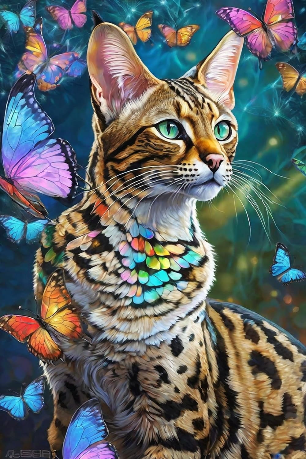 Butterfly Jigsaw Puzzle for Adults 500 Pieces,Poster Colorful Animals ...
