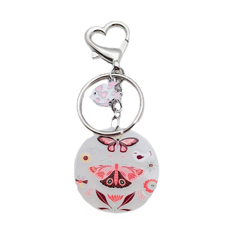 Butterfly Keychains Party Gift Alloy Material Cartoon Fish Keyrings for ...