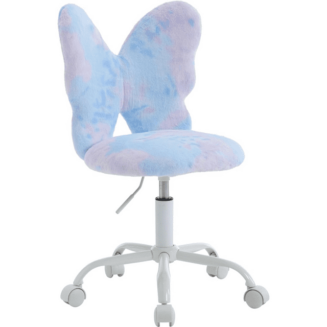 Butterfly Kids Desk Chair Girls Students Study Chair Adjustable ...