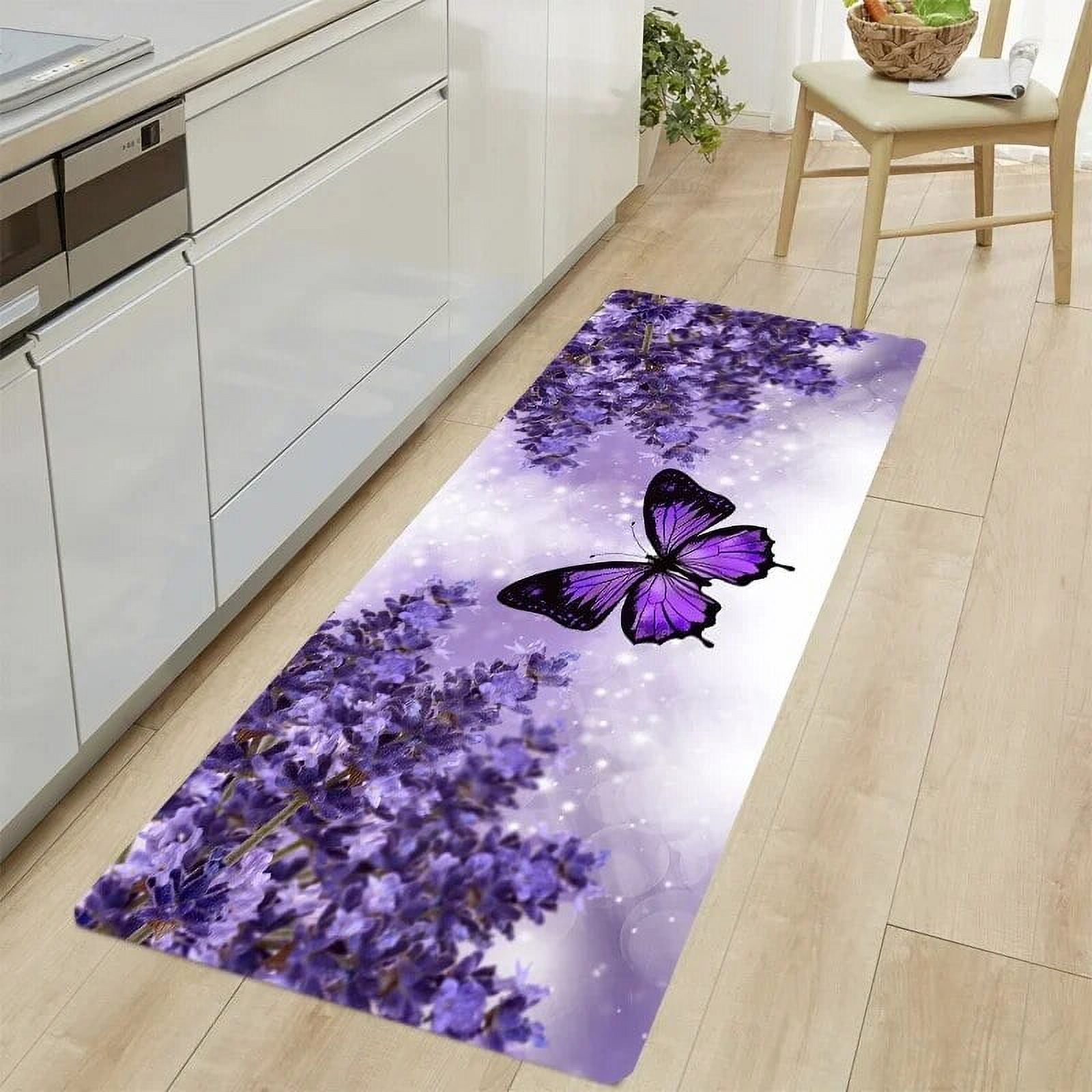 Butterfly Kitchen Floor Mat Home Entrance Doormat Decoration Carpet for ...
