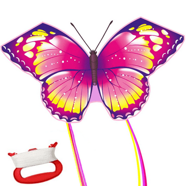 Melissa & Doug Multi-Color Wind Dancer Cutter Kite (18-Inch Wingspan ...