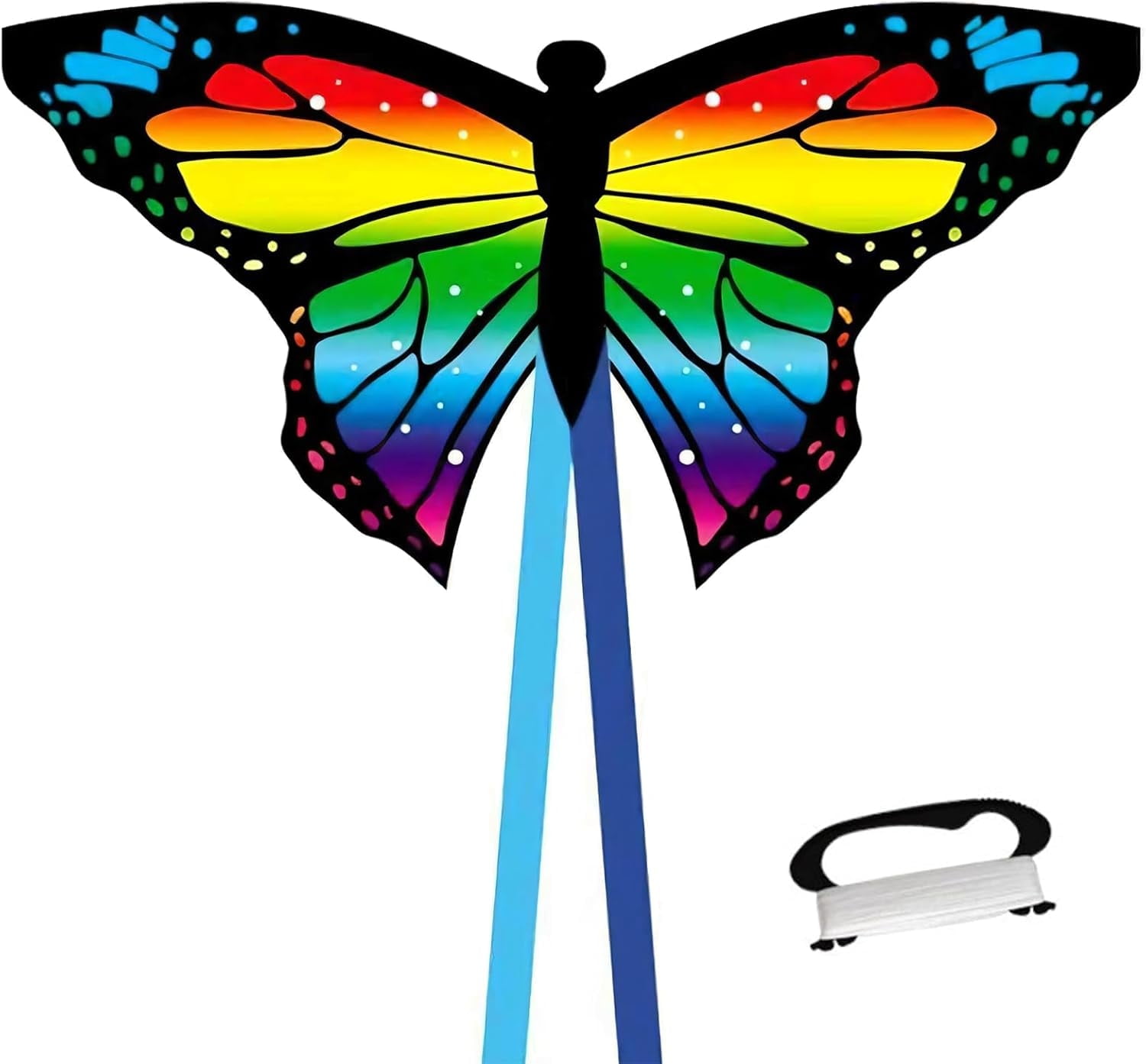 Butterfly Kites for Kids & Adults, Colorful Beach Single Line Kite with ...