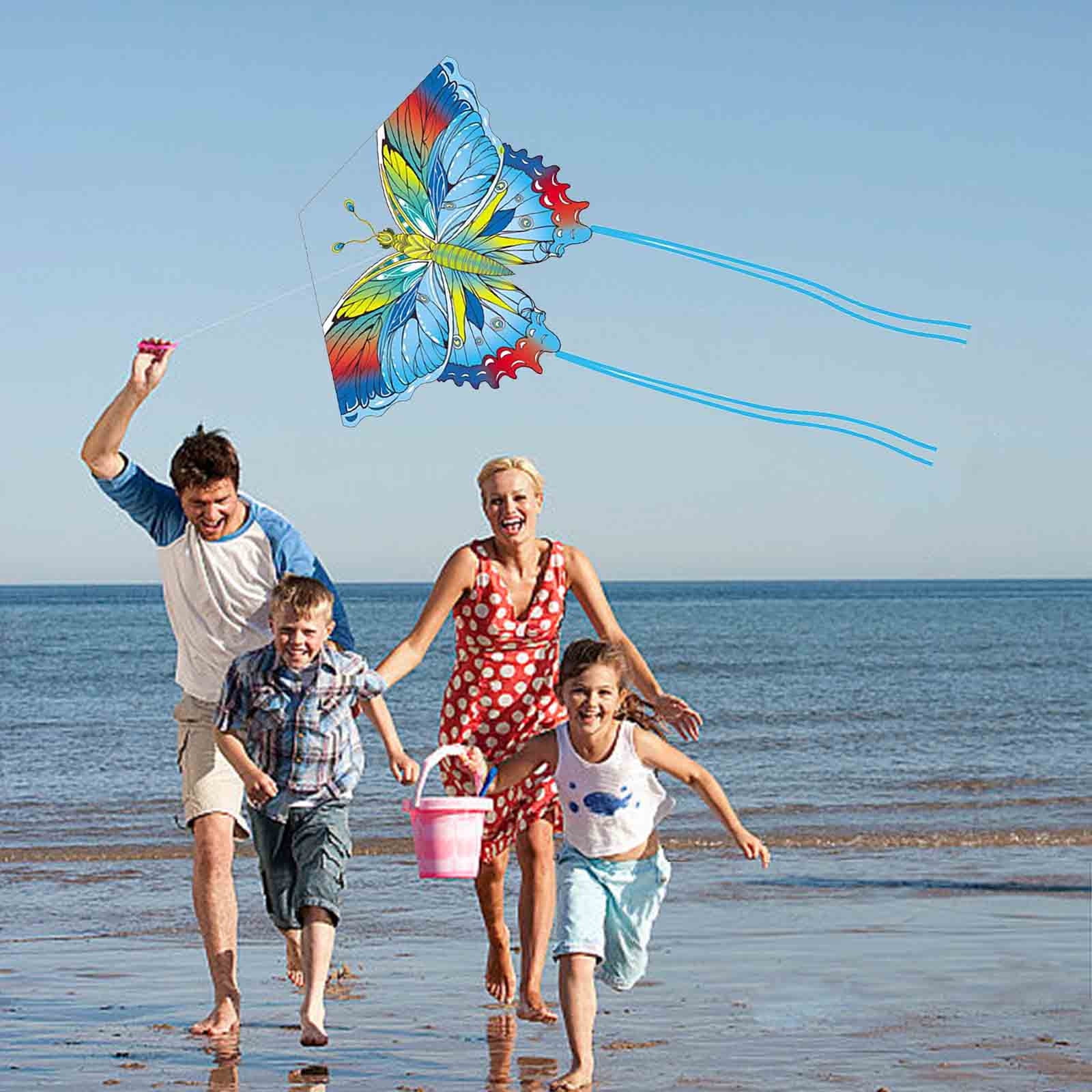 Butterfly Kites for Kids & Adults, Easy to Fly Kite with Long Tail ...