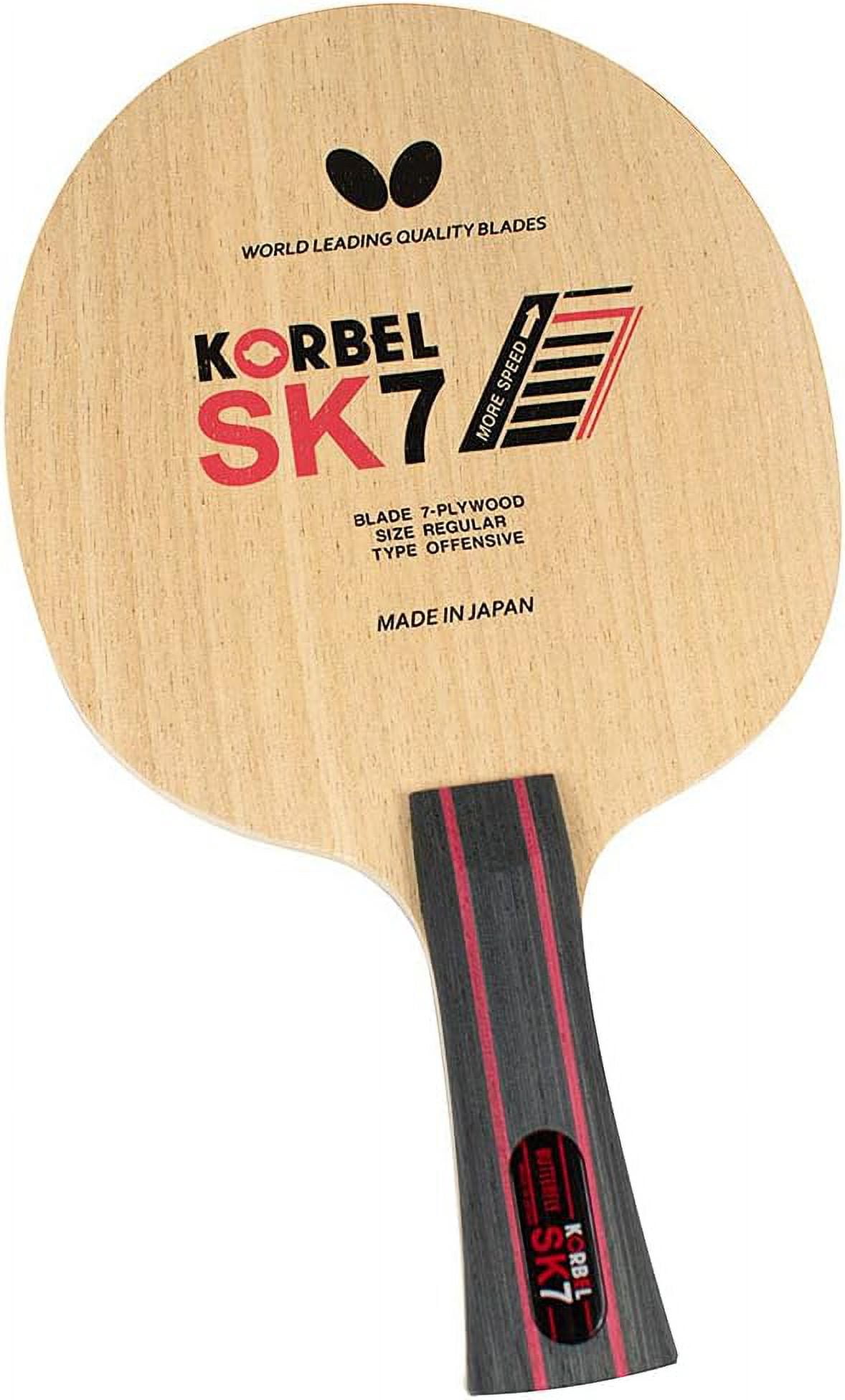 Butterfly Korbel SK7 Table Tennis Blade - 7-ply All-Wood Blade ...