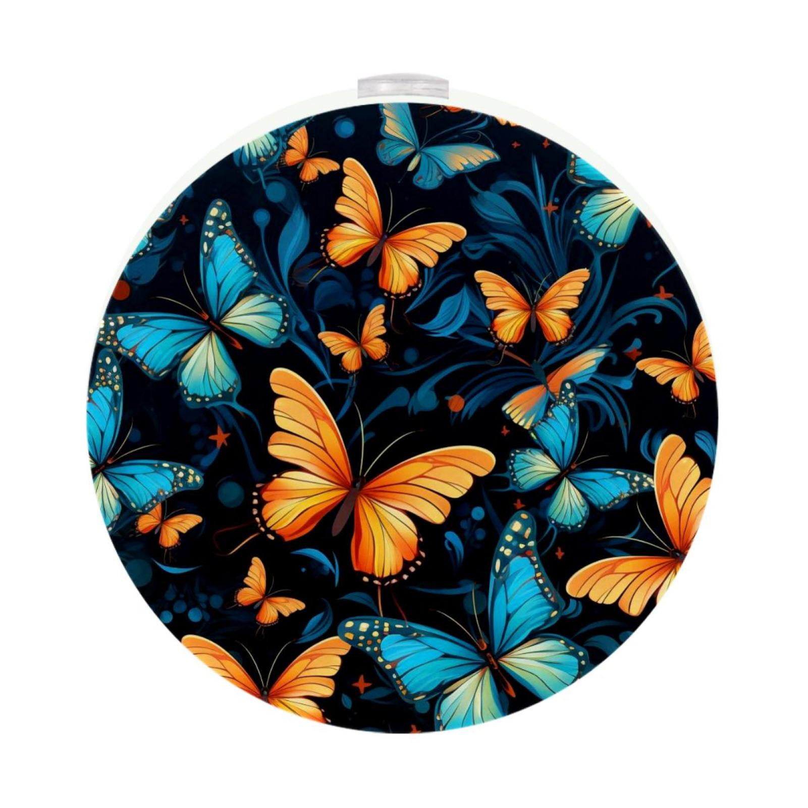 Butterfly LED Round Night Light-2PCS: Compact and Energy-Efficient ...