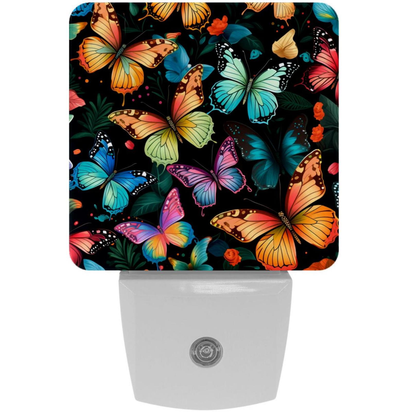 Butterfly LED Square Night Light - Energy Efficient and Stylish ...