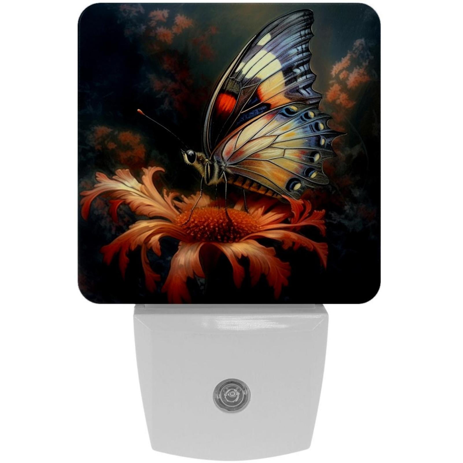 Butterfly LED Square Night Light - Energy Efficient and Stylish ...
