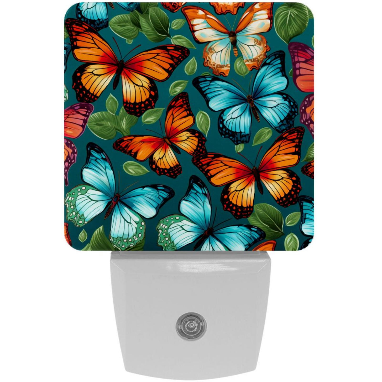 Butterfly LED Square Night Light - Energy Efficient and Stylish ...