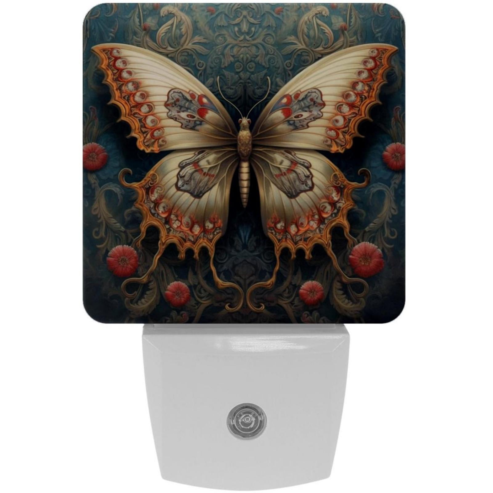 Butterfly LED Square Night Light for Bedroom and Bathroom - Energy ...