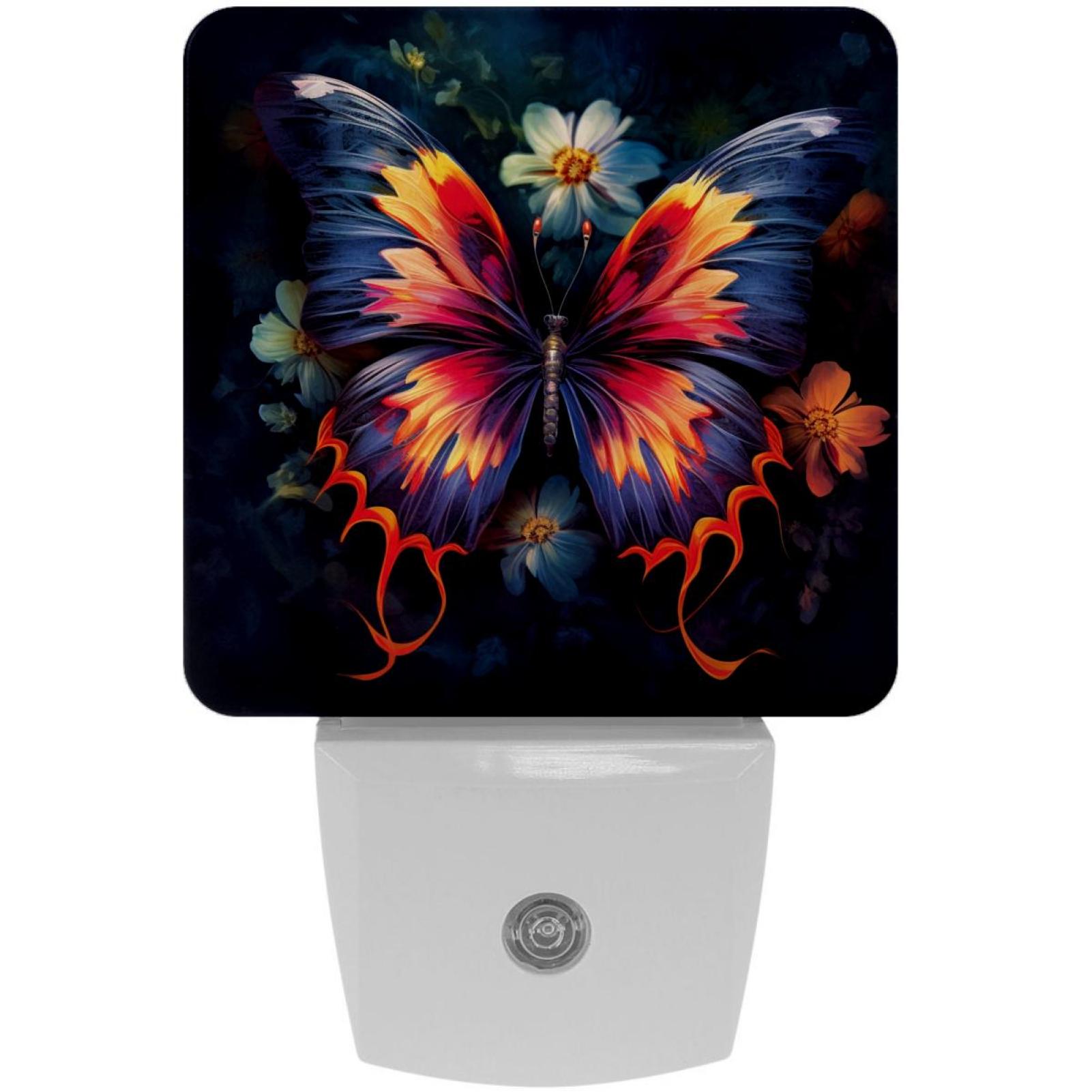 Butterfly LED Square Night Lights - Compact and Multifunctional ...