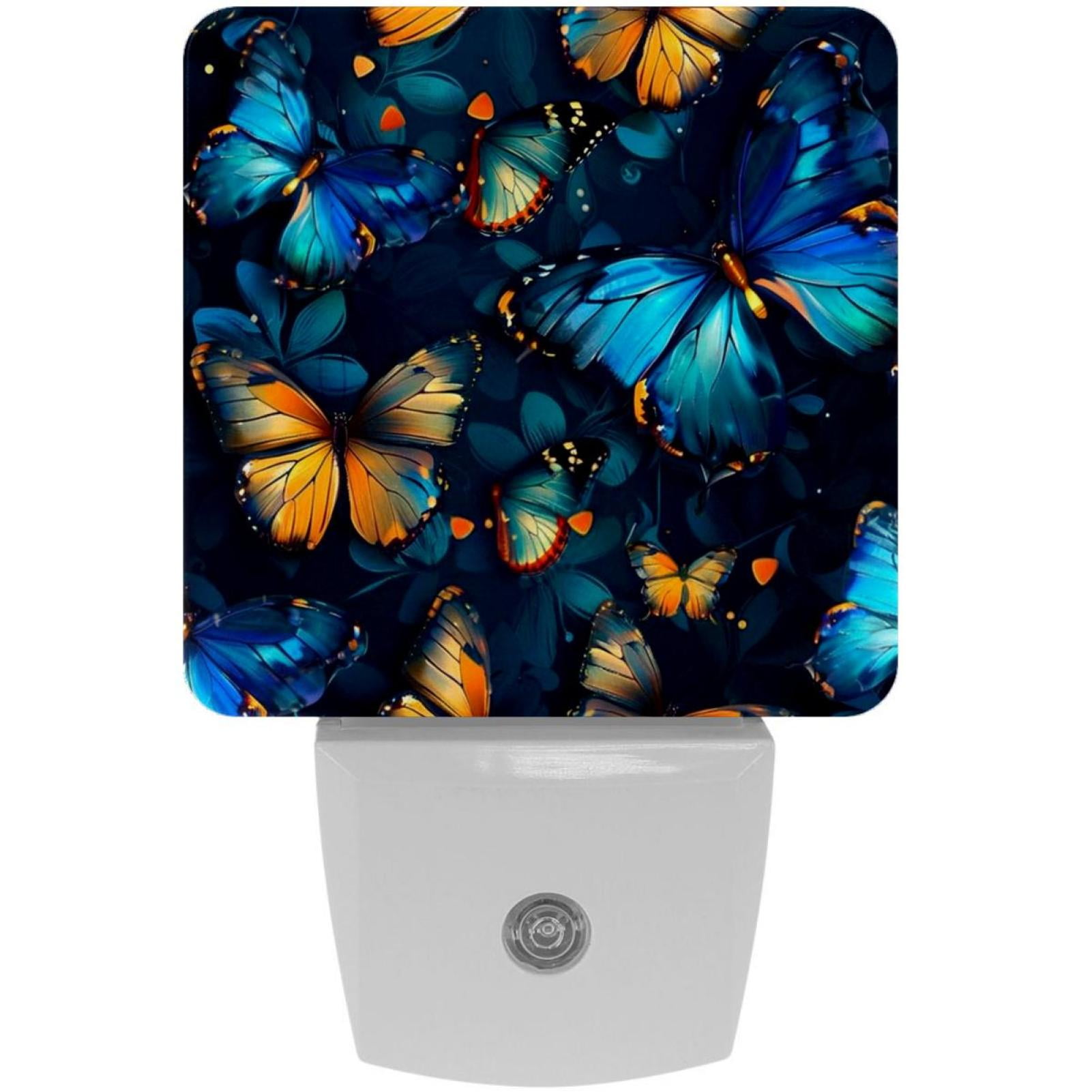 Butterfly LED Square Night Lights - Energy Efficient and Stylish Decor ...
