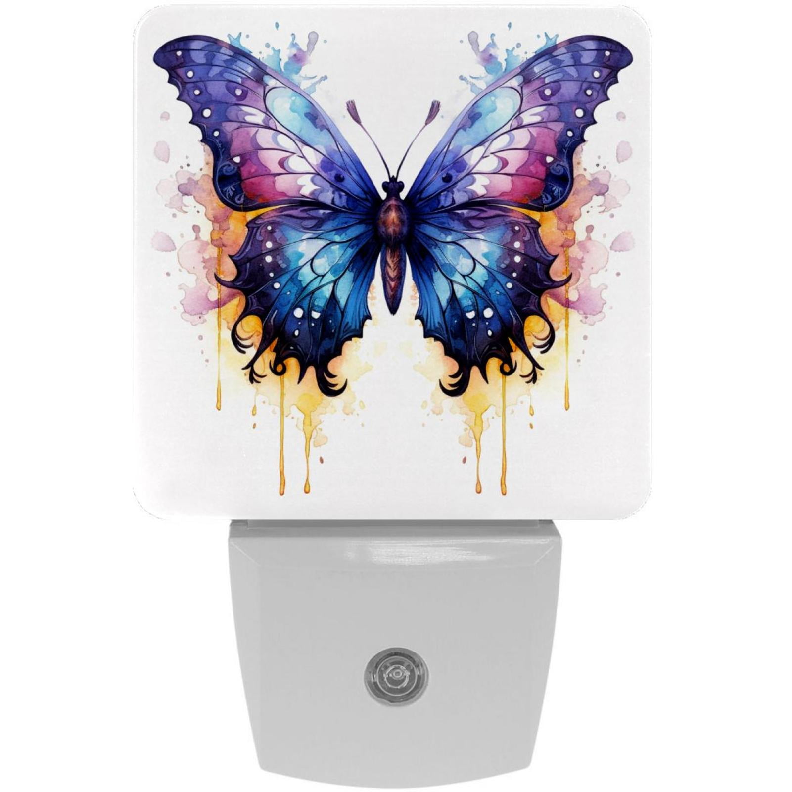 Butterfly LED Square Night Lights - Stylish and Energy-Efficient ...