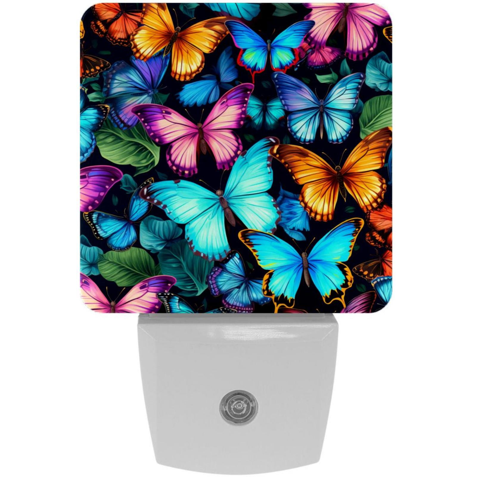 Butterfly LED Square Night Lights - Stylish and Energy-Efficient ...