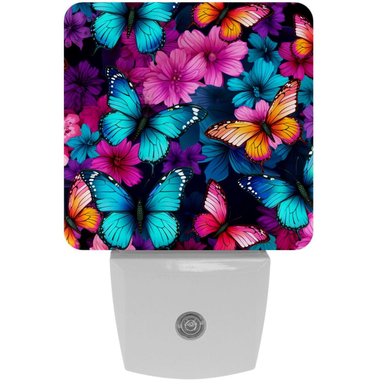 Butterfly LED Square Night Lights - Stylish and Energy-Efficient ...