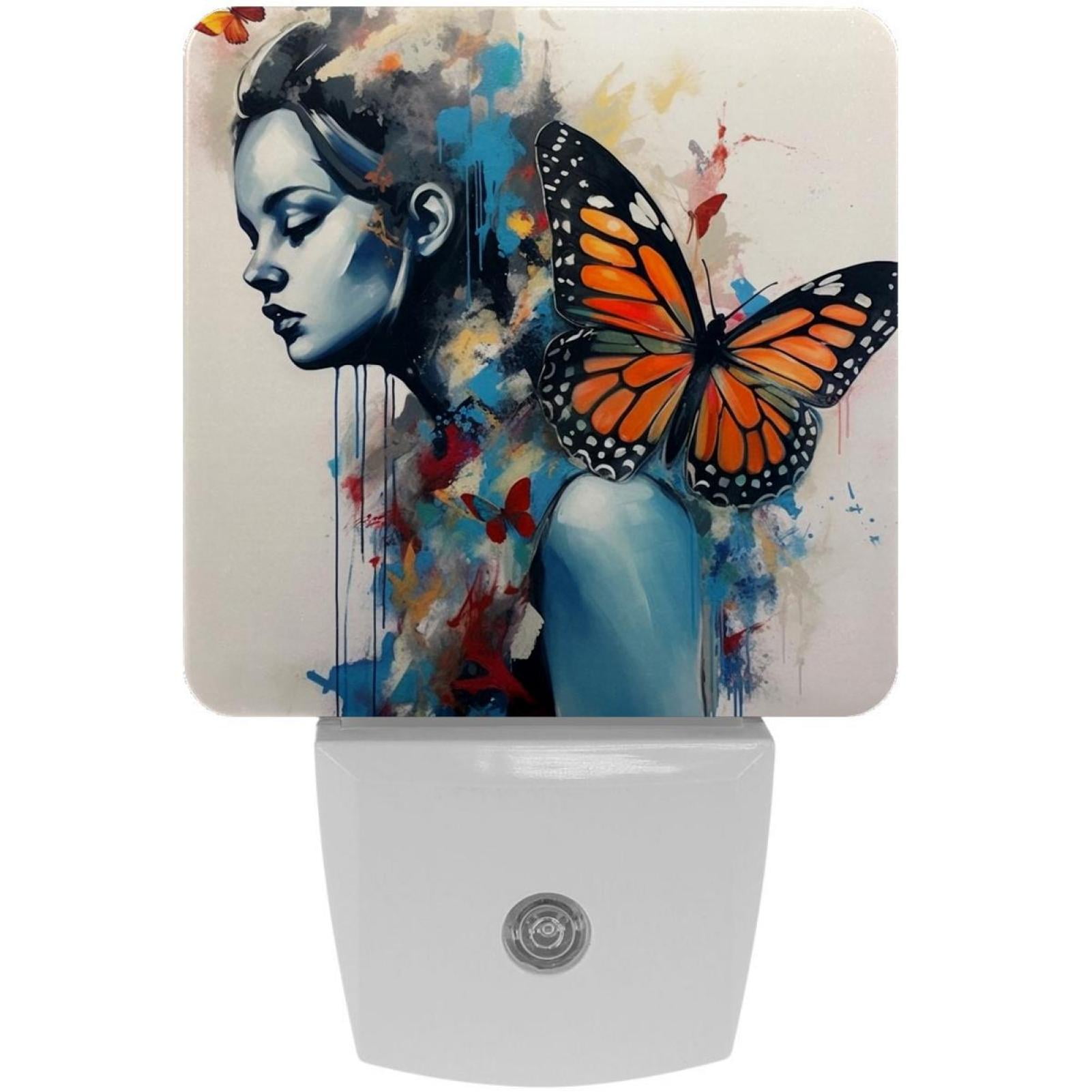 Butterfly LED Square Night Lights - Stylish and Energy-Efficient ...