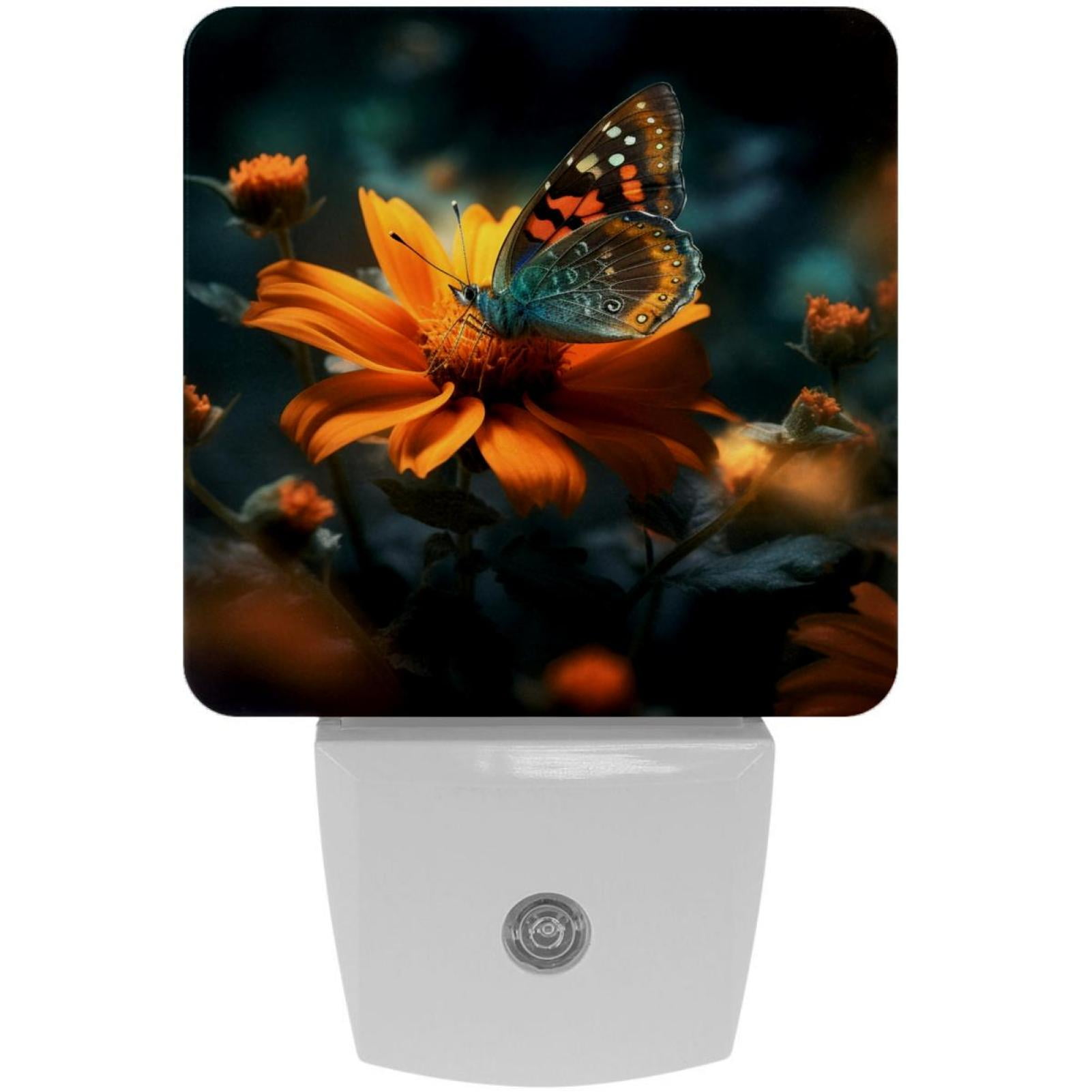 Butterfly LED Square Night Lights - Stylish and Energy-Efficient Room ...