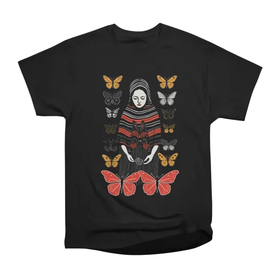 Butterfly Lady Mosaic T-Shirt Tee Gift For Him Merch For Her Apparel ...