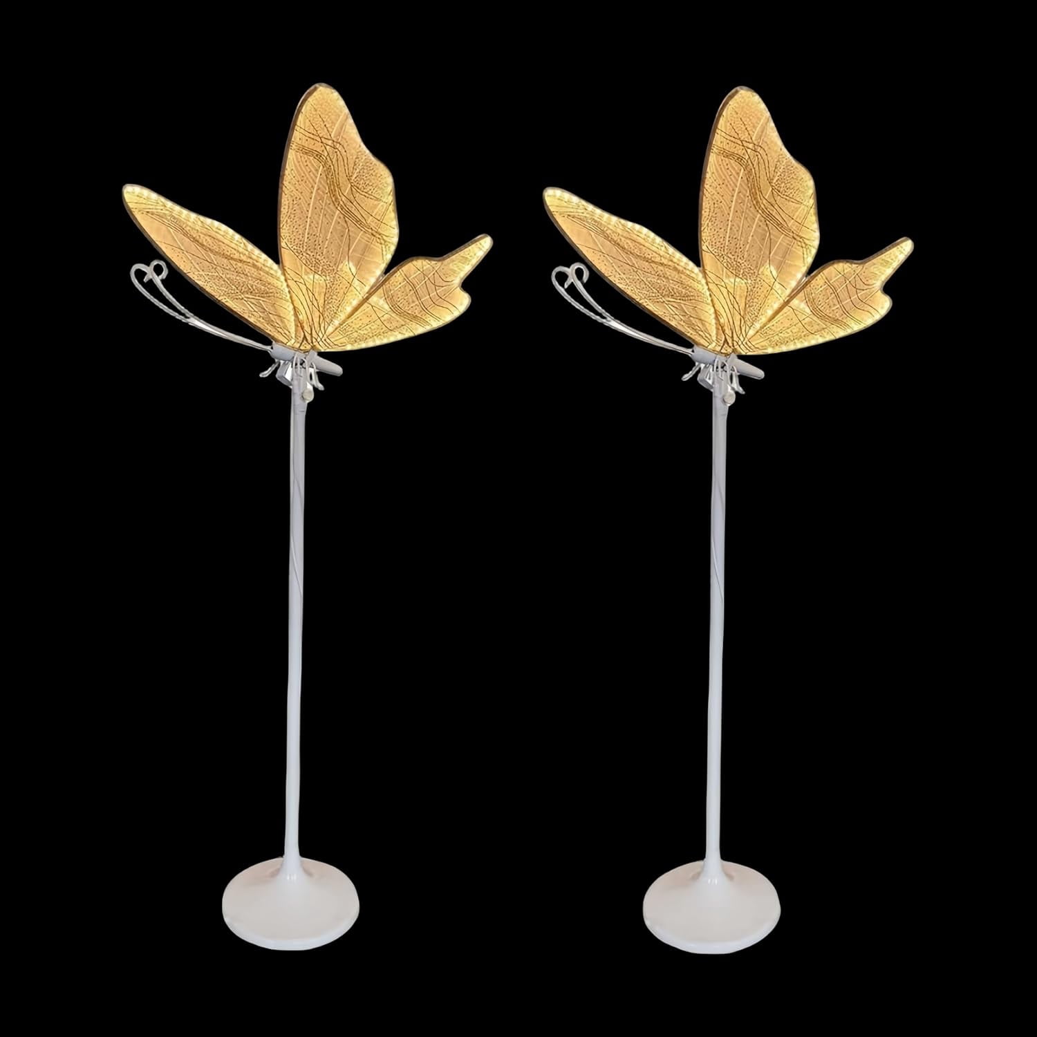 Louis Garden 24” 3D Butterfly Floor Lamp Hanging Lamp Wedding Decor ...