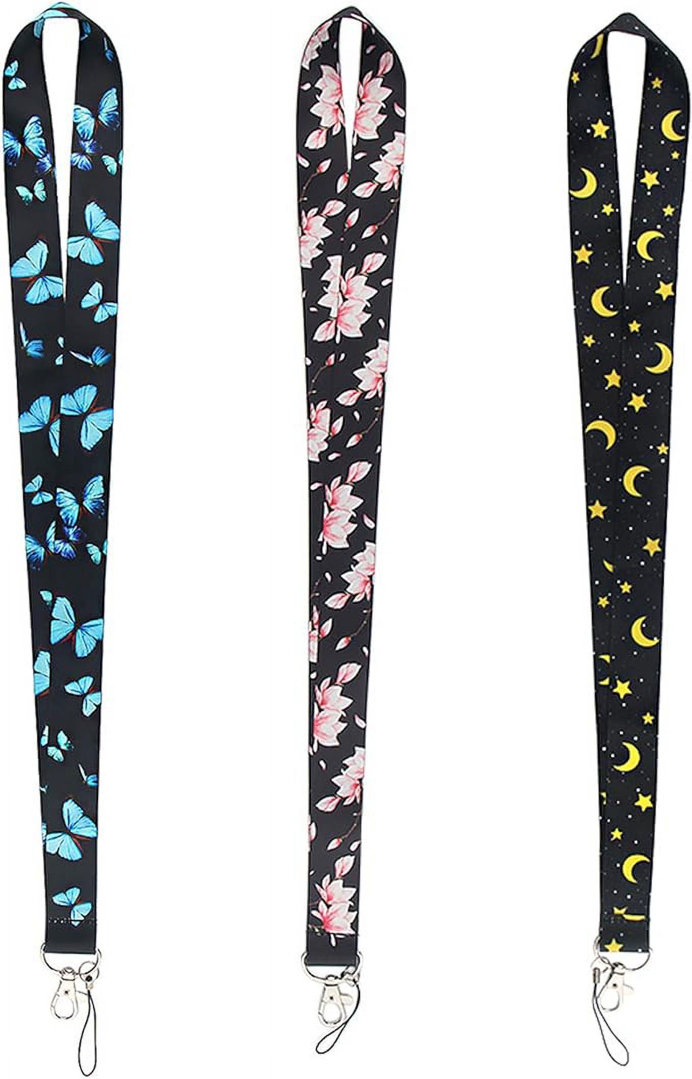 Butterfly Lanyard for Keys for Women, Moon Lanyard for Keychain, ID ...