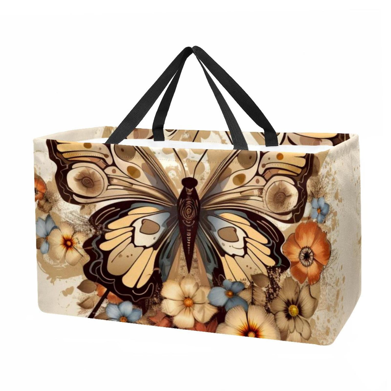 Butterfly Large Capacity Reusable Foldable Oxford Cloth Storage Bins ...