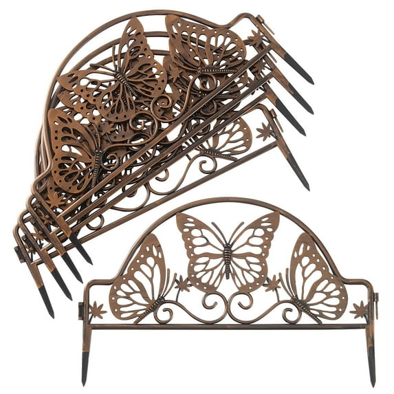 Butterfly Lawn Edging, Set of 5 by Fox RiverTM Creations - Walmart.com