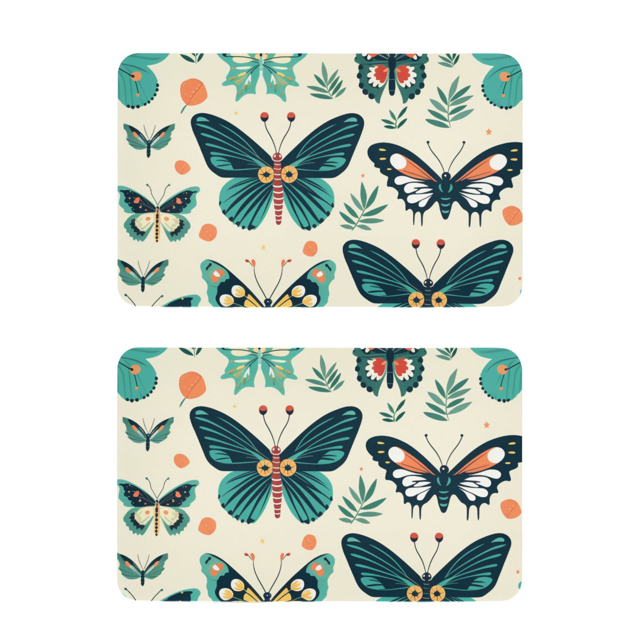 Butterfly Leaves Fridge Magnetic Sticker Refrigerator Magnets Kitchen ...