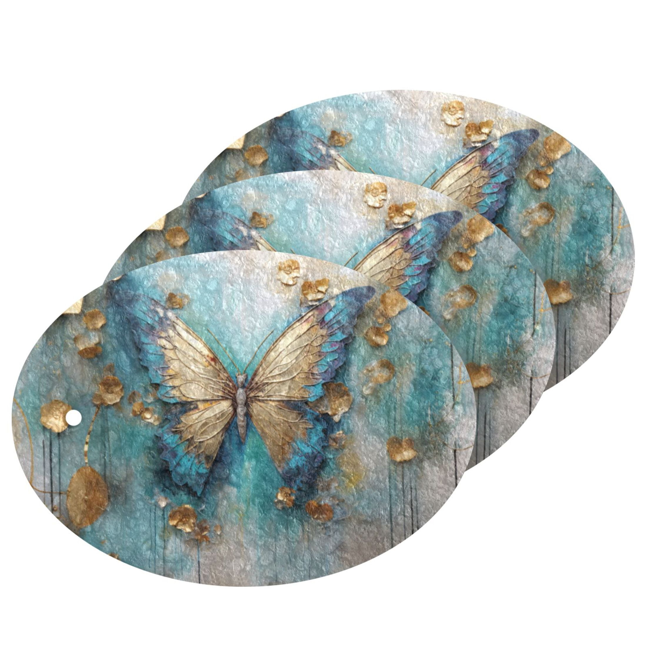 Butterfly Leaves Gold 3 Pack Dish Sponges Bulk Natural Sponges ...