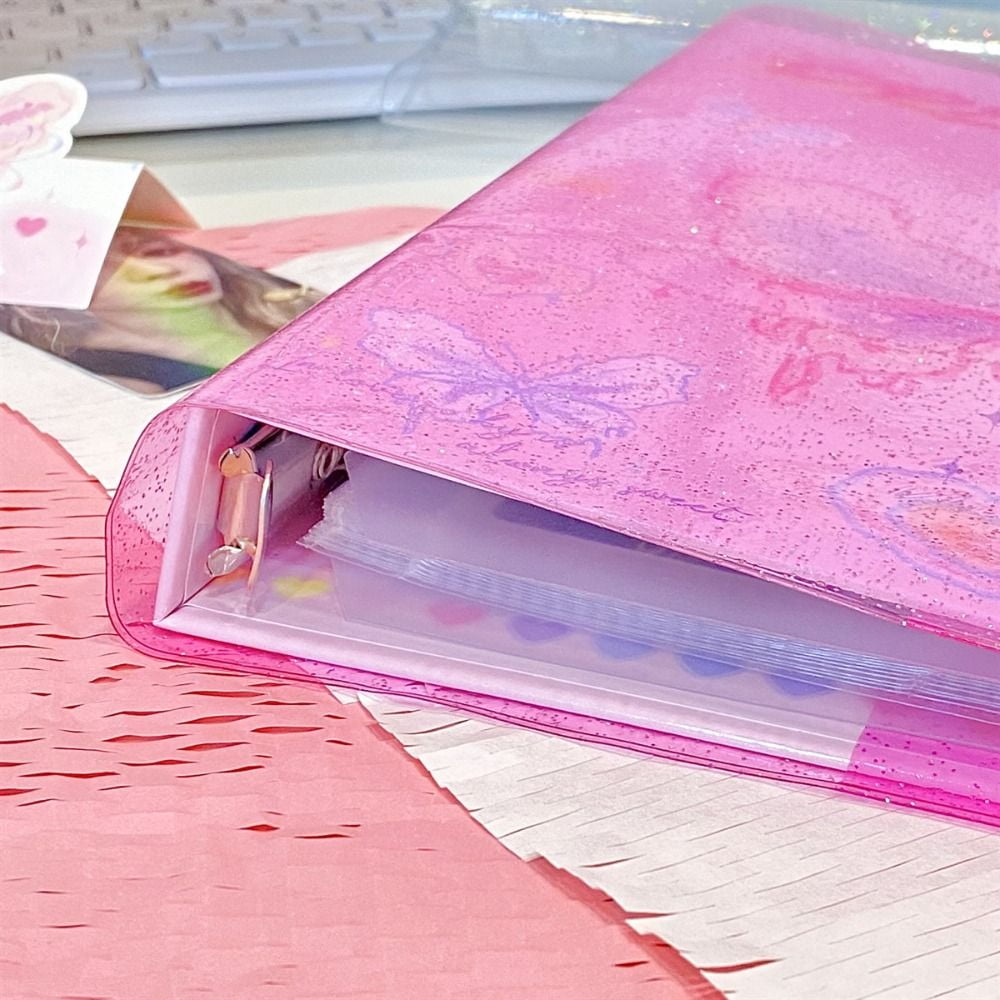 Butterfly Loose Leaf Shell Star Chasing Album Postcards Organizer A5 ...