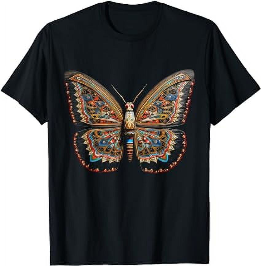 Butterfly Lover Artwork | Animal Motif Butterfly T-Shirt - Walmart.com