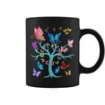 Butterfly Lovers Butterflies Circle Around The Tree Design Coffee Mugs ...