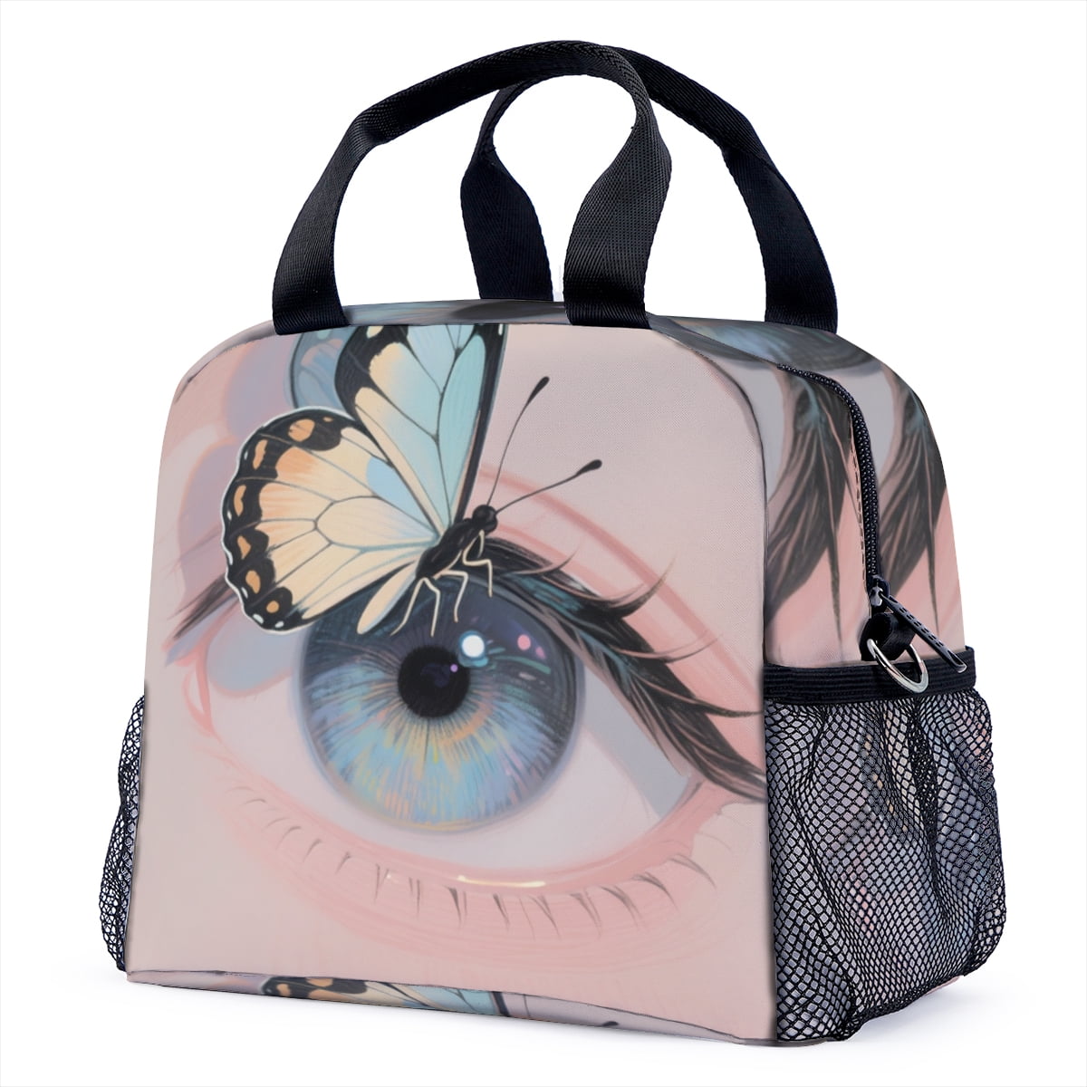 Butterfly Lunch Bag Insulated Lunch Box Unisex Reusable Lunchbox ...