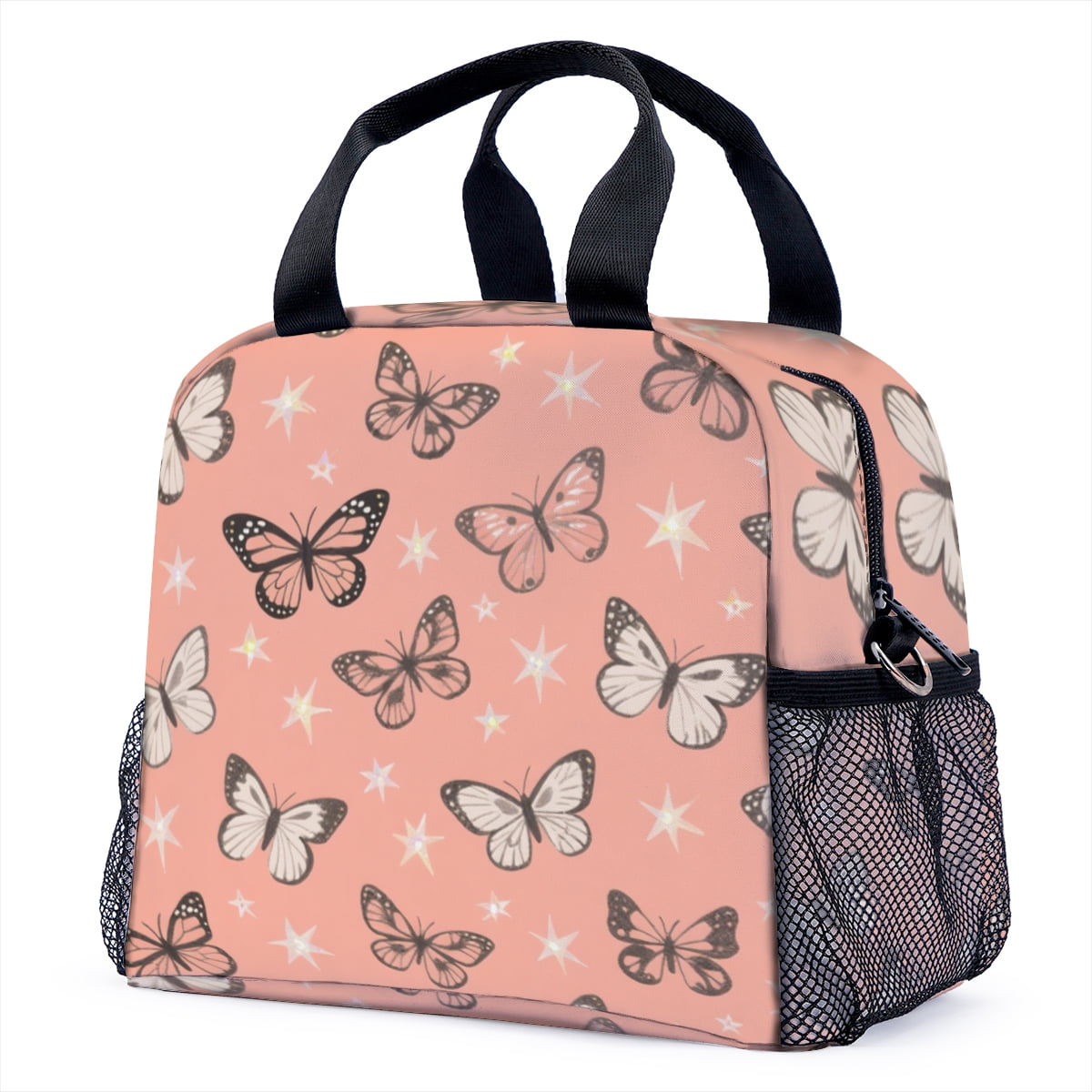 Butterfly Lunch Bag Insulated Lunch Box Unisex Reusable Lunchbox ...