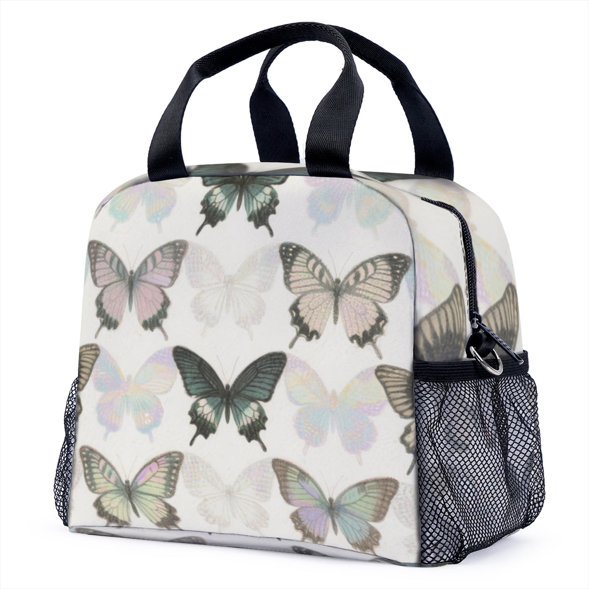Butterfly Lunch Bag Insulated Lunch Box Unisex Reusable Lunchbox ...
