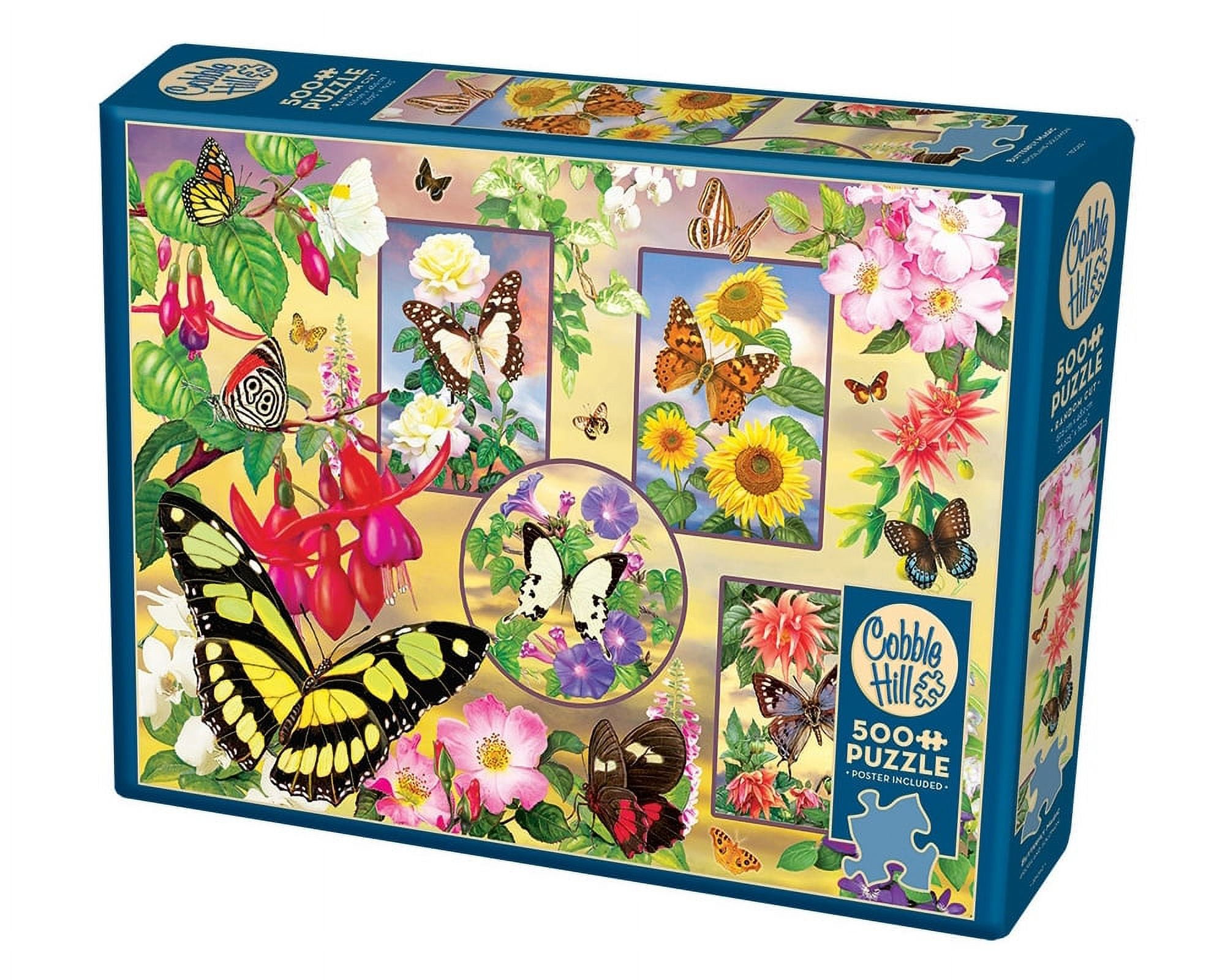 Butterfly Magic Jigsaw Puzzle with Poster, 500 Pieces - Walmart.com