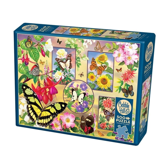 Butterfly Magic Jigsaw Puzzle with Poster, 500 Pieces - Walmart.com
