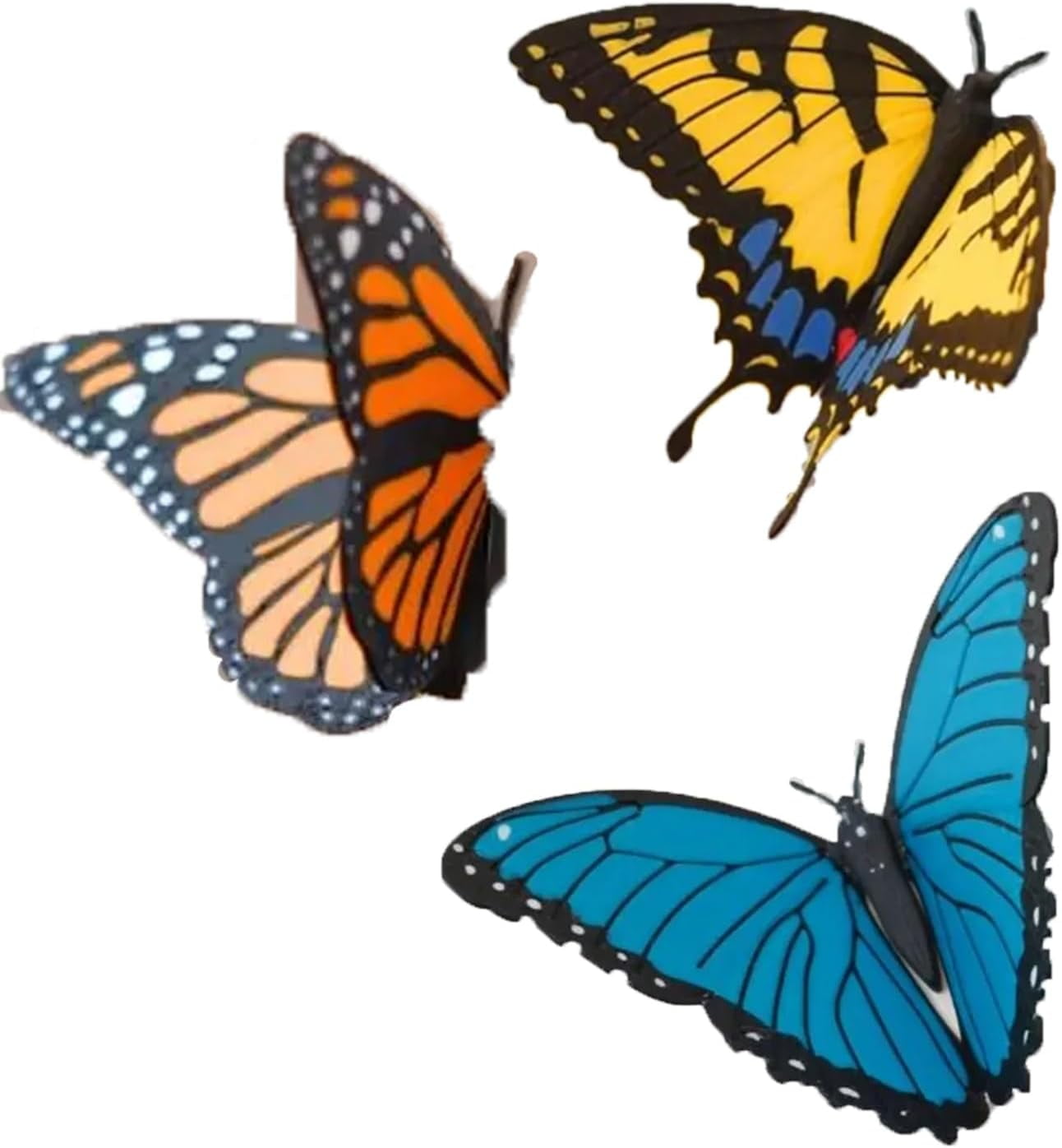 Butterfly Magnets for Refrigerator, 3D Printed Magnetic Ivy Faux Plant ...