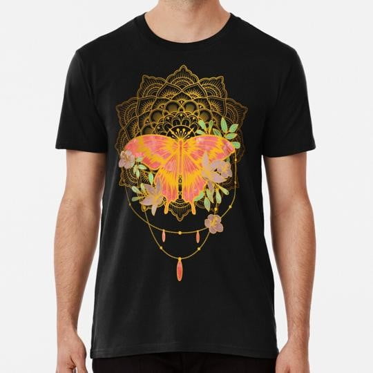 Butterfly Mandala Tattoo Size S to 5XL Made in the USA T-Shirt ...