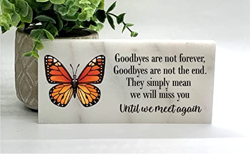 Butterfly Memorial Stone - Real Stone Personalized by$$Garden & Patio ...