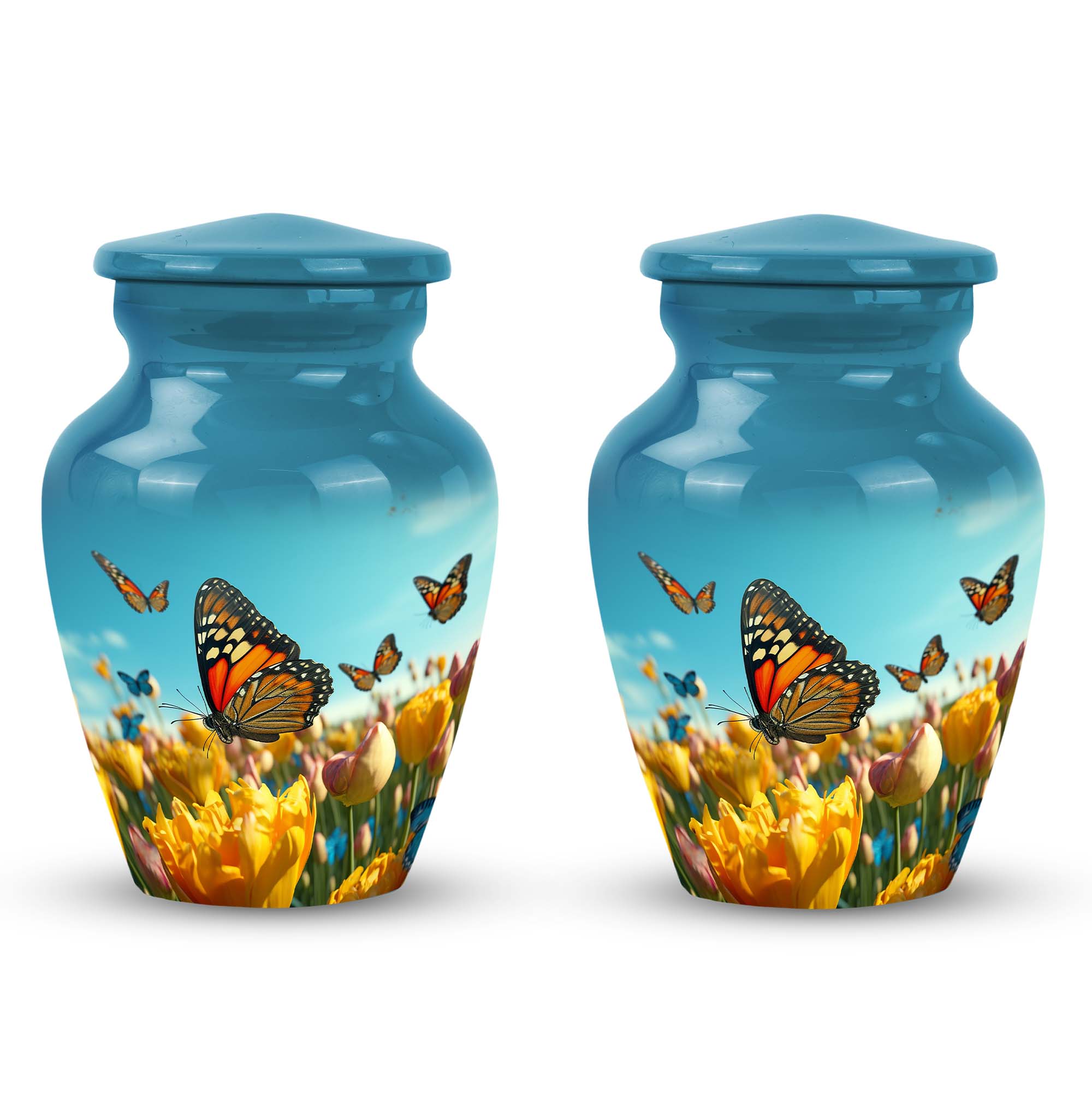 Butterfly Memorial Urn - Burial Urns For Cremated Remains - Urn For ...