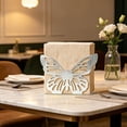 Butterfly Metal Napkin Holder, Decorative Hollow Iron Tissue Stand for ...