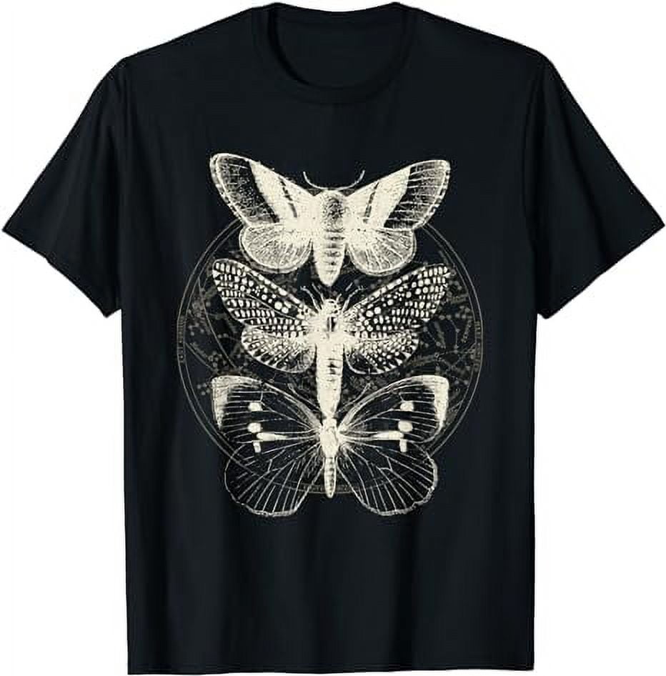 Butterfly Moth Shirt Witchcore Insect Astronomy Lover Witchy T-Shirt ...