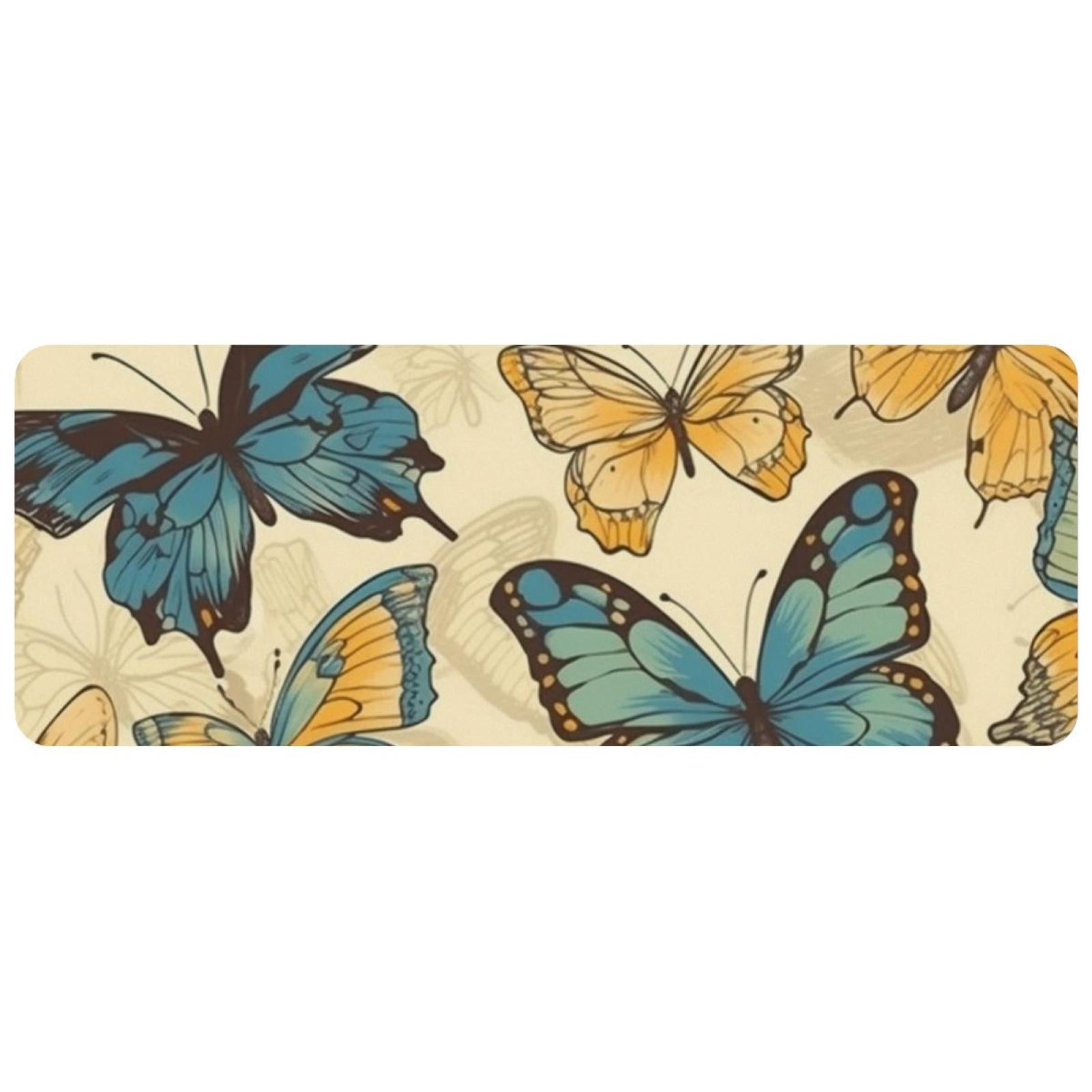 Butterfly Mouse Pad, Cloth with Rubberized Base - Walmart.com