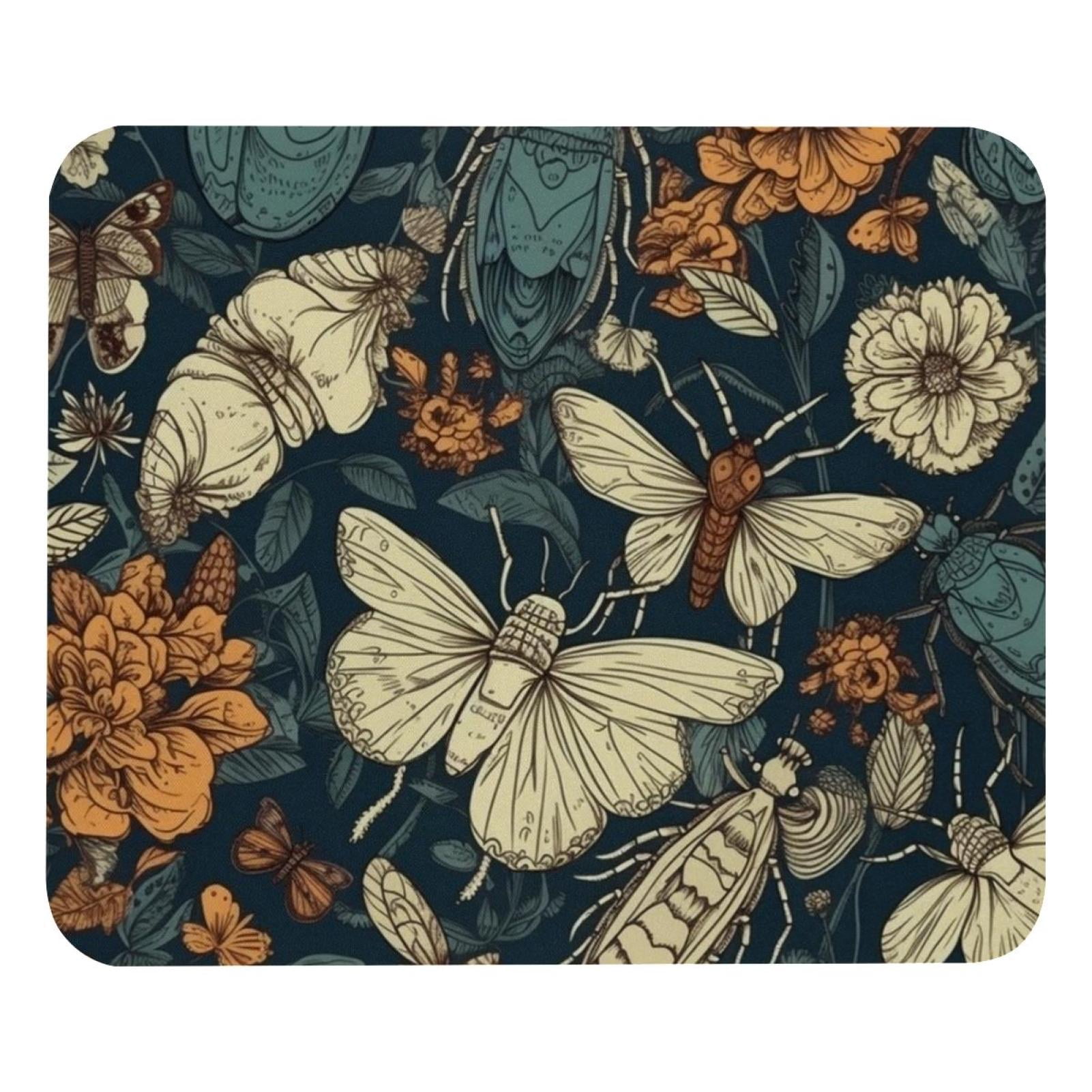 Butterfly Mouse Pad, Personality Design Rubber Base for Office Decor ...