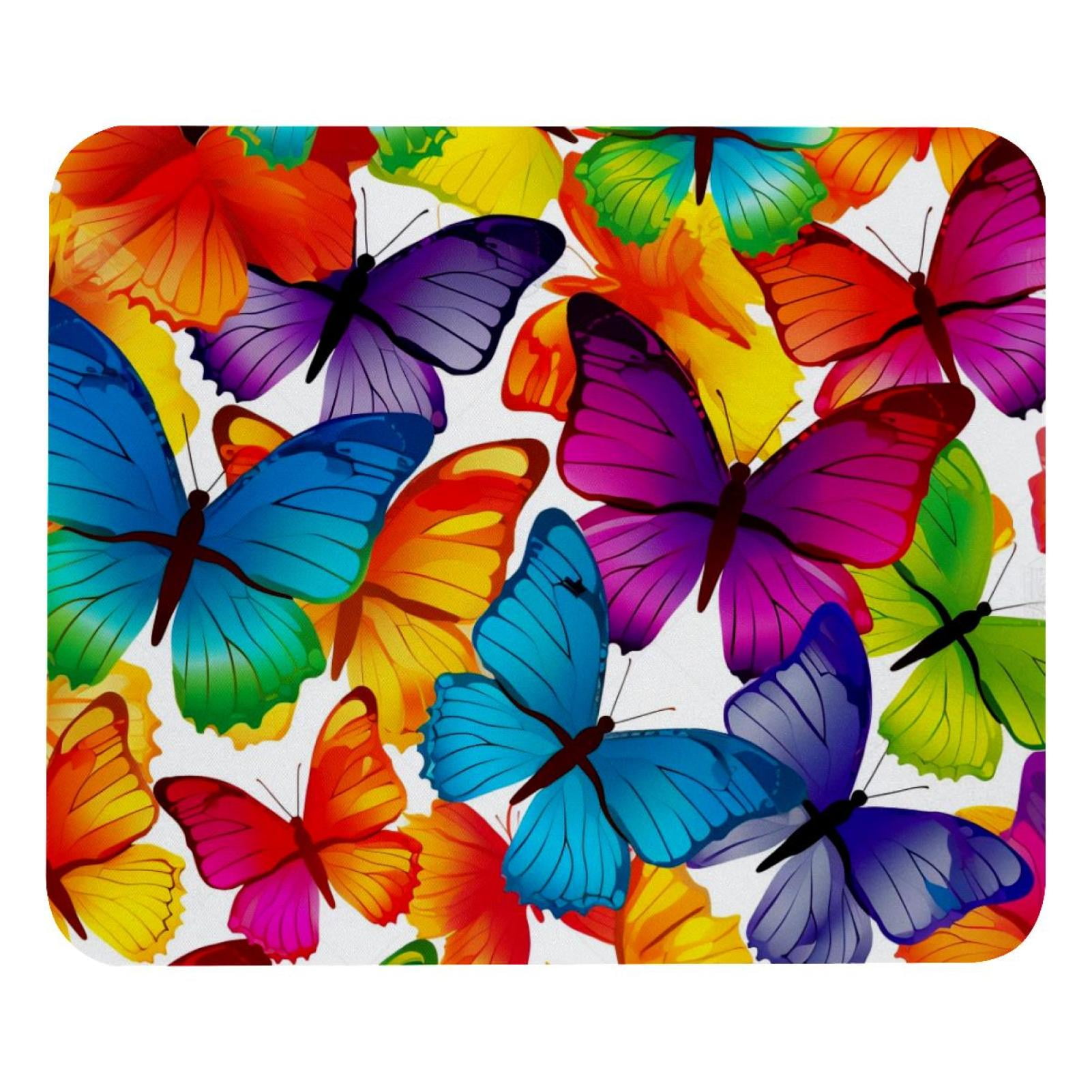 Butterfly Mouse Pad for Wireless Mouse Home Office Desk Laptop with ...